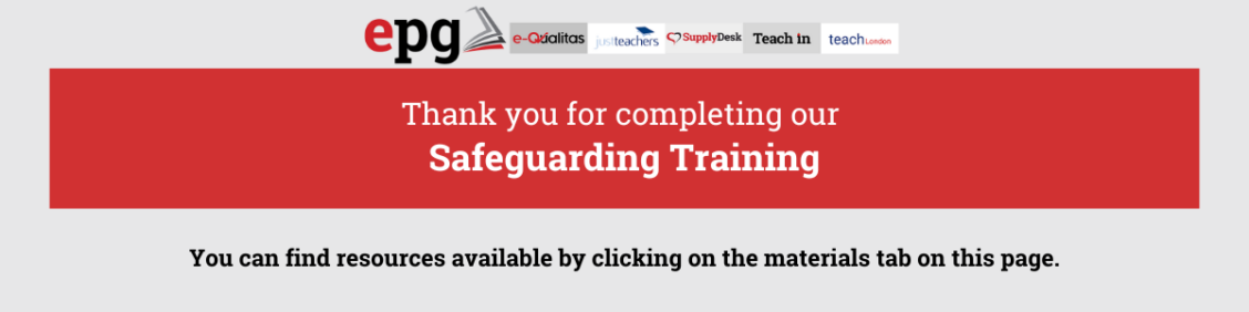 FINAL STEP: Click here to receive your certification - Supply Desk